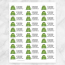 Adorable Green Frog Address Labels - Printable at Printable Planning ...