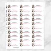Adorable Owl Name Labels for School Supplies - Printable at Printable ...