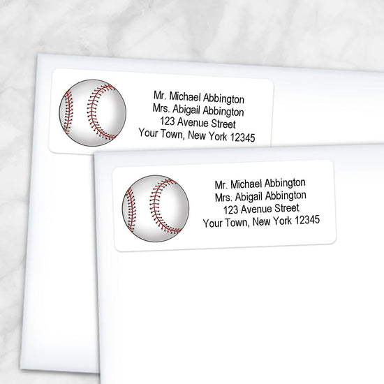 Athletic Sports Baseball Address Labels - Printable – Printable Planning