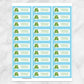 Cute Frog Blue Background Address Labels - Printable at Printable ...