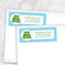 Cute Frog Blue Background Address Labels - Printable at Printable ...
