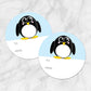 Cute Penguin Gift Tag Stickers - Printable at Printable Planning for ...