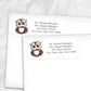 Cute Pink and Brown Owl Address Labels - Printable at Printable ...