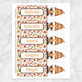 Personalized Fall Pumpkin Gnome Bookmarks - Printable at Printable ...