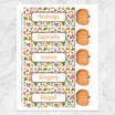 Personalized Pumpkin and Leaves Bookmarks | Printable Reading Gift ...