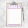 Goals - Purple Full Page and Half Page Checklists - Printable at ...