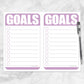 Goals - Purple Full Page and Half Page Checklists - Printable at ...