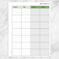 Green Weekly Lesson Plan for Teachers, School Planning Pages ...