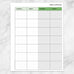 Green Weekly Lesson Plan Pages | Printable Teacher Planner PDF ...