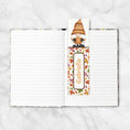 Personalized Fall Pumpkin Gnome Bookmarks - Printable at Printable ...