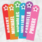 Personalized Rainbow Star Bookmarks - Printable at Printable Planning ...