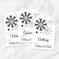 Snowflake Personalized Gift Tags in Black - Printable at Printable ...