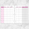 Pink Weekly Lesson Plan for Teachers, School Planning Pages - Printable ...