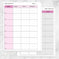 Pink Weekly Lesson Plan for Teachers, School Planning Pages - Printable ...