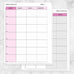 Pink Weekly Lesson Plan Pages | Printable Teacher Planner PDF ...