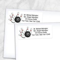 Pins and Ball Bowling Address Labels - Printable – Printable Planning