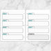 Teal Monthly and Weekly Calendar Planner Pages - Printable – Printable ...