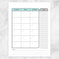 Teal Monthly and Weekly Calendar Planner Pages - Printable at Printable ...