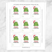 Printable Cute Santa Hat Frog Hoppy Christmas Gift Tags | DIY Holiday ...