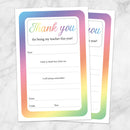 Colorful Teacher Thank You Notes - Printable at Printable Planning for ...