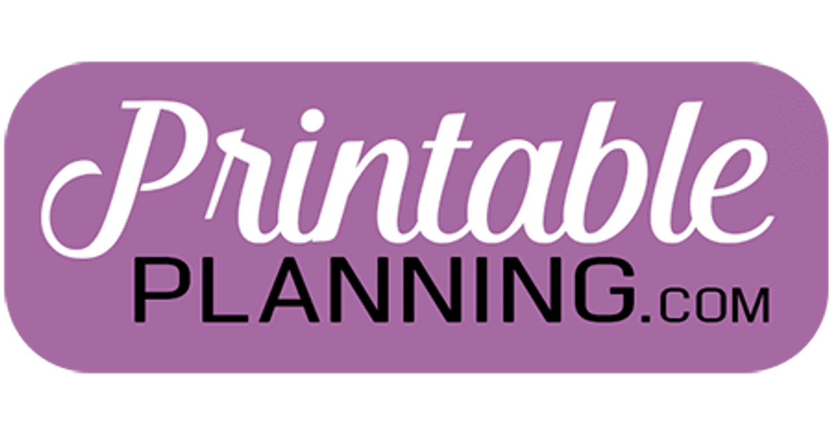 Printable Planning | Printable Pages, Checklists, Charts and Planners
