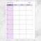 Purple Weekly Lesson Plan for Teachers, School Planning Pages ...