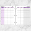 Purple Weekly Lesson Plan Pages | Printable Teacher Planner PDF ...