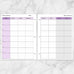Purple Weekly Lesson Plan Pages | Printable Teacher Planner PDF ...