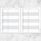 Scheduling Sheet with Notes - Printable at Printable Planning for only 5.95