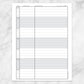 Scheduling Sheet with Notes - Printable at Printable Planning for only 5.95