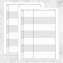Scheduling Sheet with Notes - Printable at Printable Planning for only 5.95