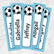 Personalized Blue Soccer Bookmarks | Printable PDF – Printable Planning