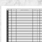 Financial Transaction Register - Full Page - Printable at Printable ...