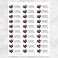 Zebra Print Heart Address Labels - Printable at Printable Planning for ...