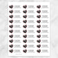 Zebra Print Heart Address Labels - Printable at Printable Planning for ...