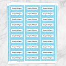 Blue Border Name Labels for School Supplies - Printable at Printable ...