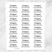 Name Labels Black and Gray for School Supplies - Printable at Printable ...