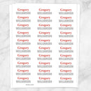 Name Labels Red and Gray for School Supplies - Printable at Printable ...