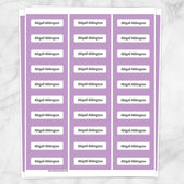 Border Color Name Labels for School Supplies BUNDLE - Printable at ...