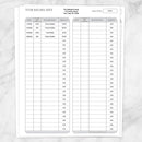 Tithe Record with Auto-Calculating Total - Printable at Printable ...