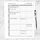 Weekly School Assignments and Tests Sheet - Printable at Printable ...